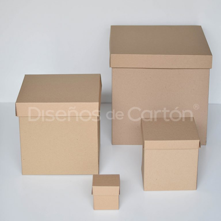 CUBO MICRO KRAFT | Diseños de Cartón