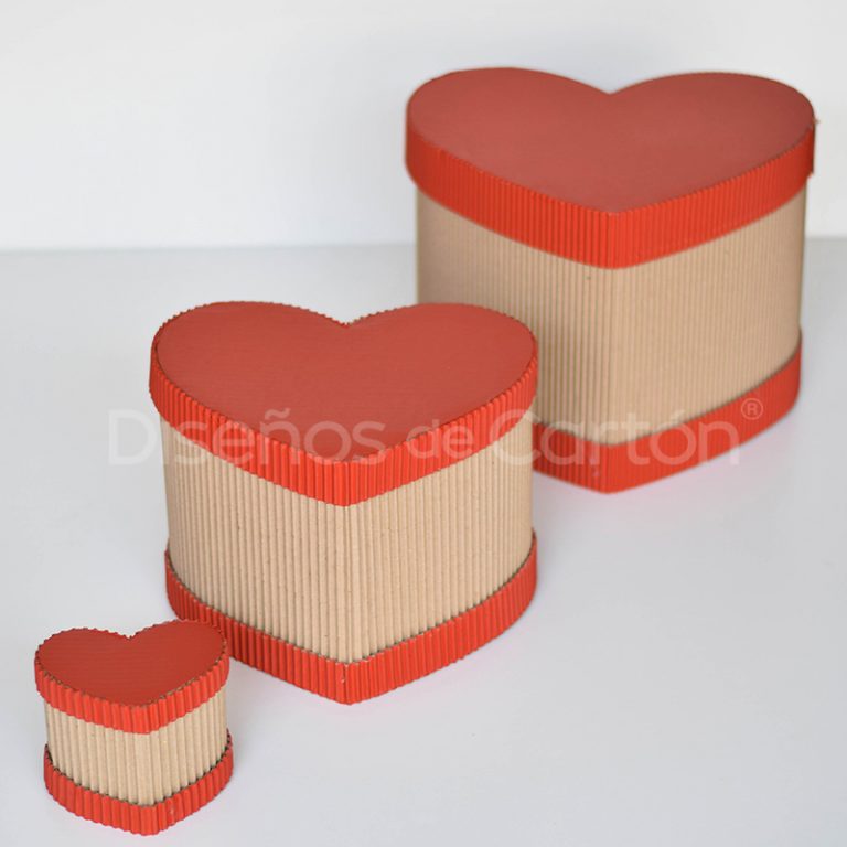 CORAZÓN PINTADO | Diseños de Cartón